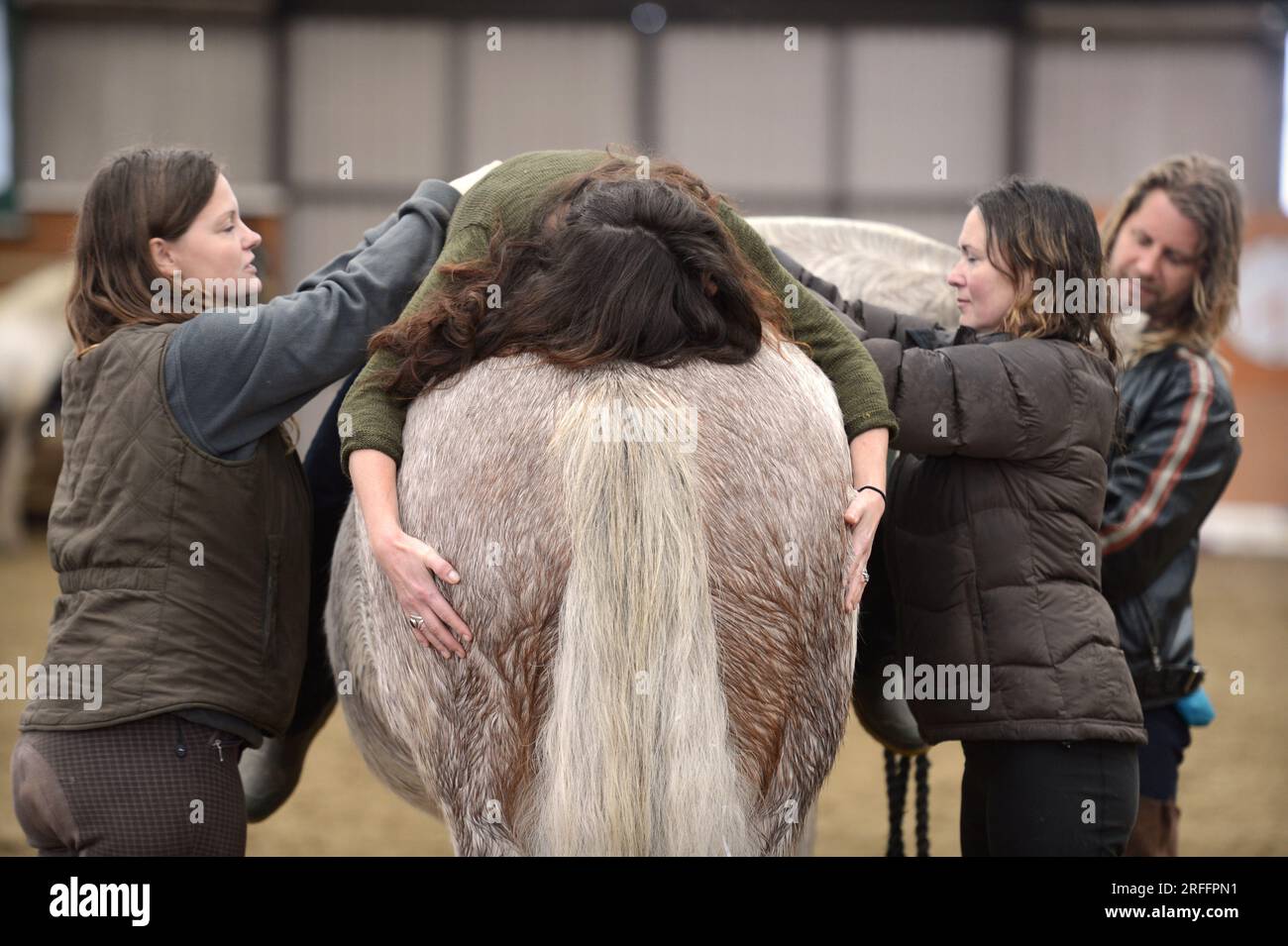 Rupert Isaacson who uses 'horse therapies' to help treat autistic ...