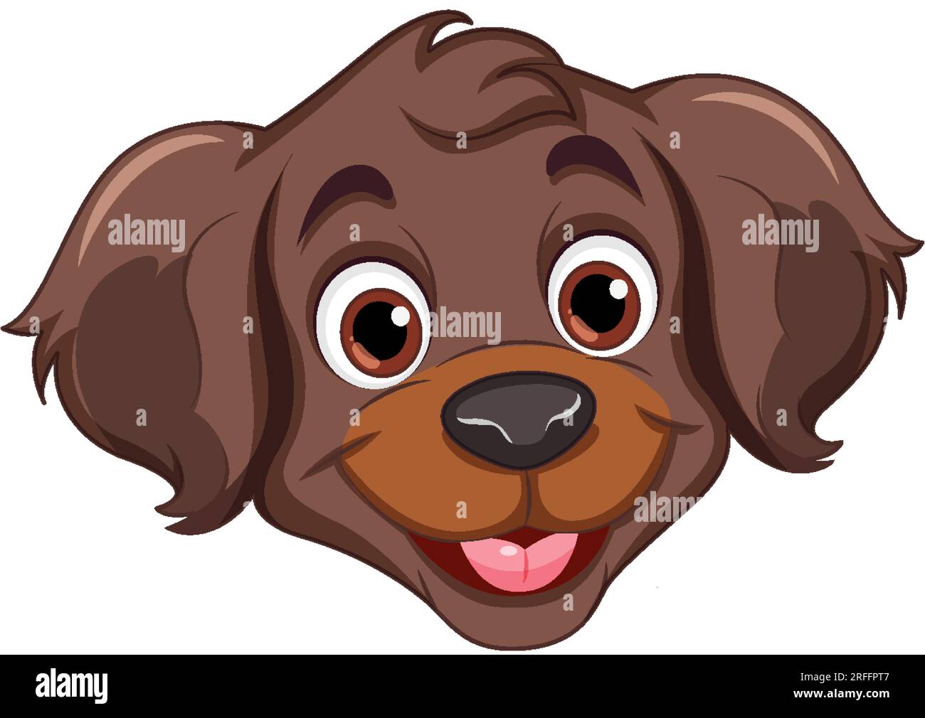 Brown Dog Cartoon Character illustration Stock Vector Image & Art - Alamy