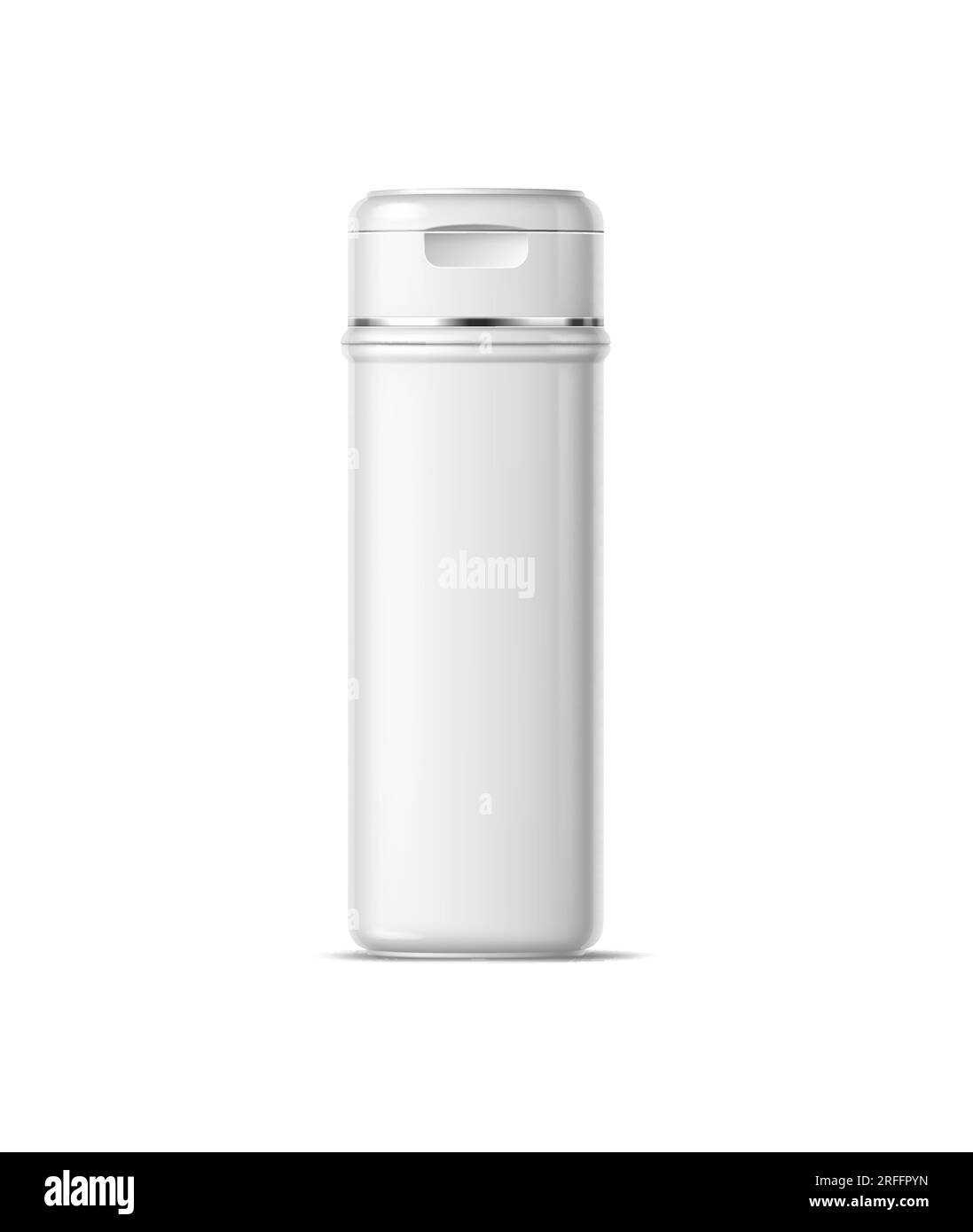 Realistic cosmetics product bottle, plastic container isolated 3d ...