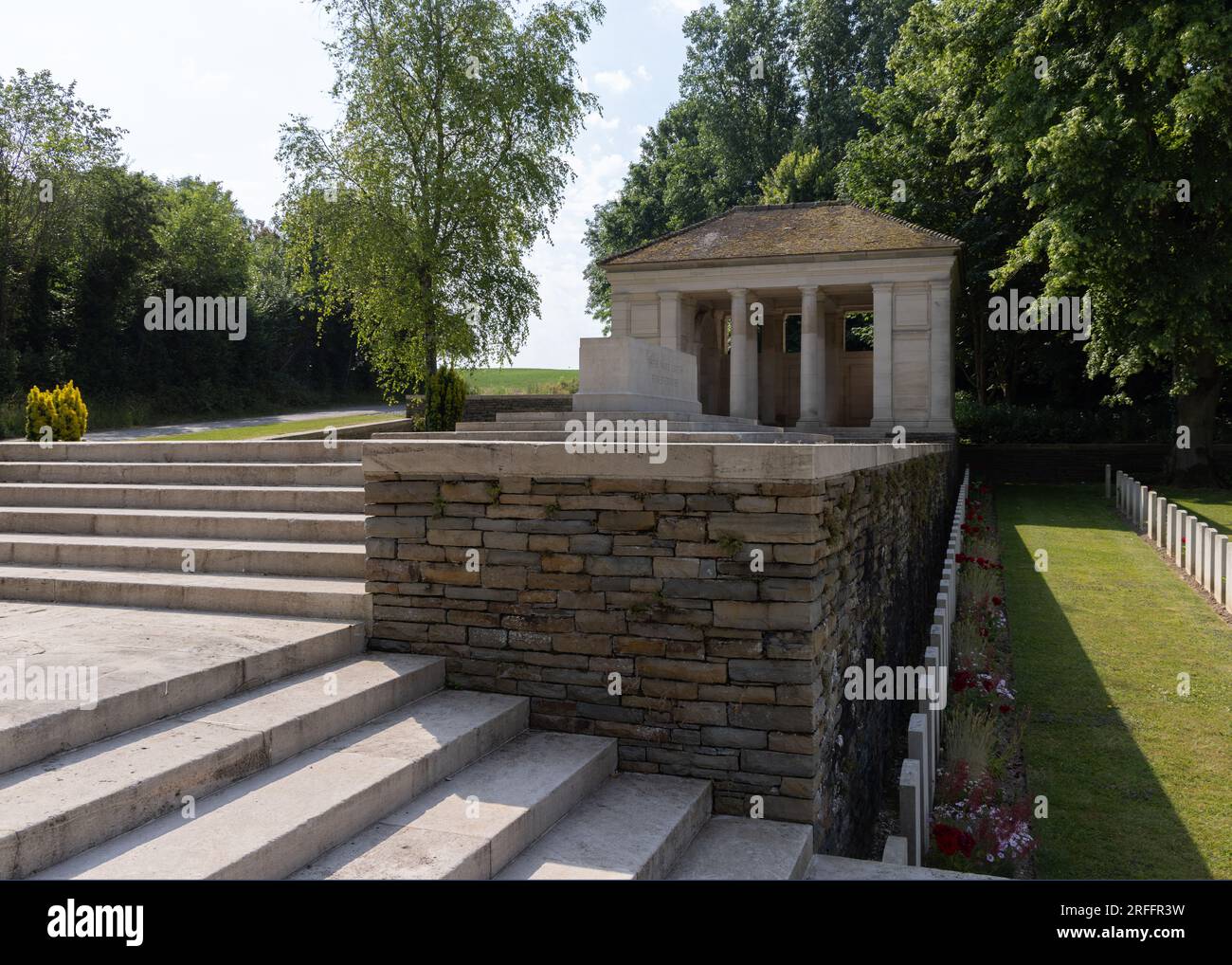Croisilles British CWGC Cemetery of the Great War Stock Photo - Alamy