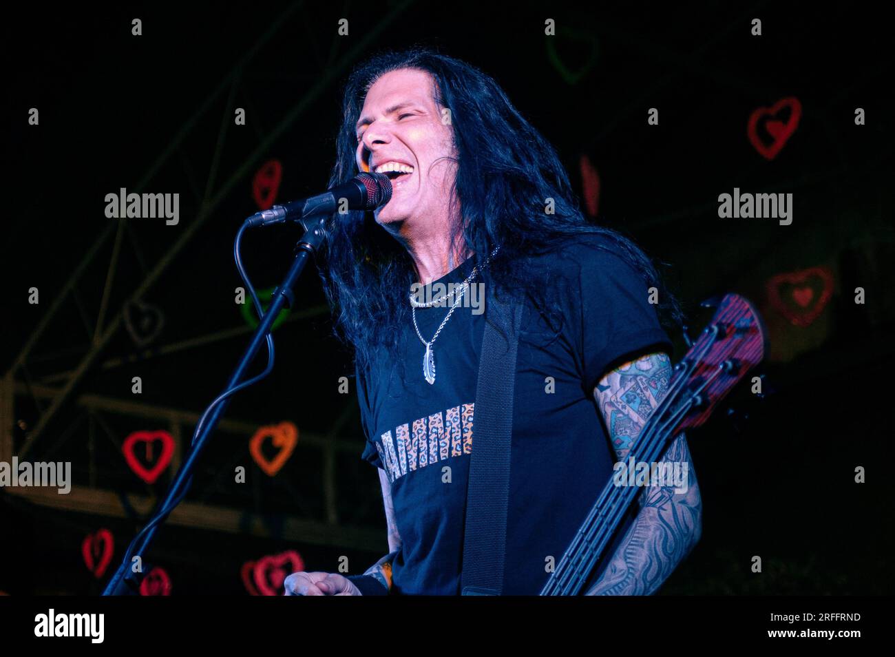 Modugno, Italy. 02nd Aug, 2023. Todd Kerns (Heroes and Monsters) Credit ...
