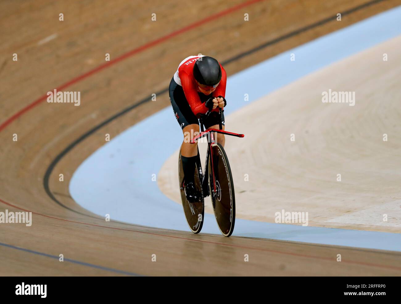Canada's Sarah van Dam in action in the Women's Elite Individual ...