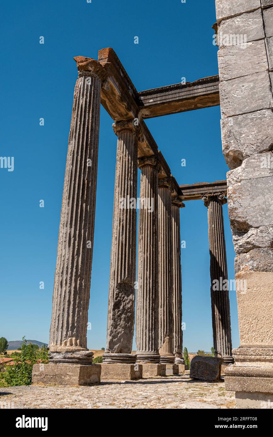 Zeus temple in the ancient city of Aizanoi in Kütahya Turkey Stock ...