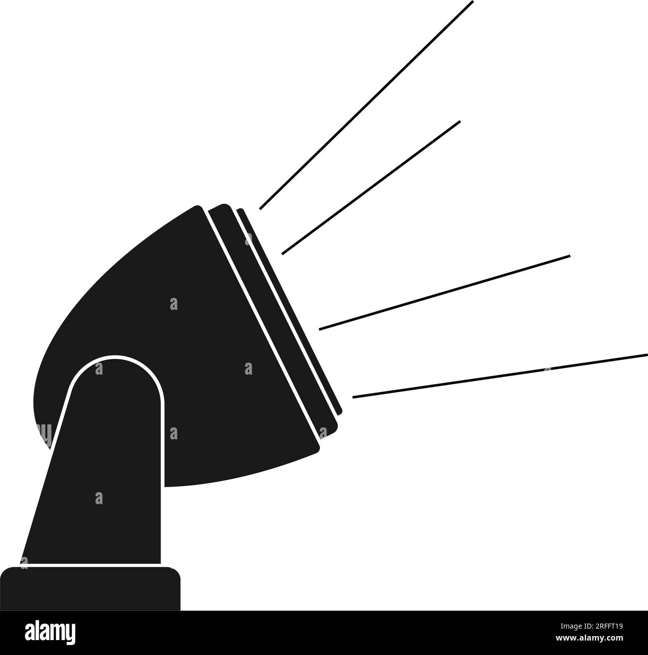 Spotlight icon vector illustration template design Stock Vector Image ...