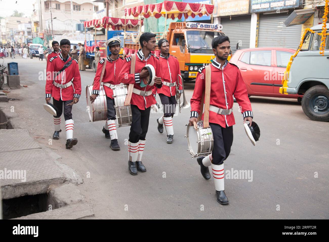 Indian marching band Stock Photo - Alamy