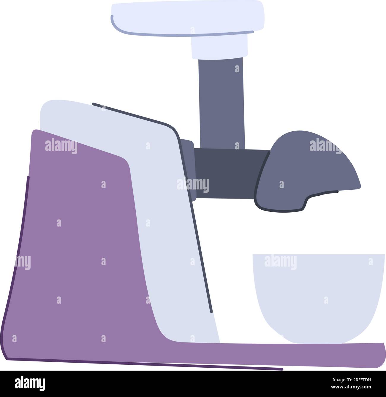 electric meat grinder cartoon vector illustration Stock Vector Image ...