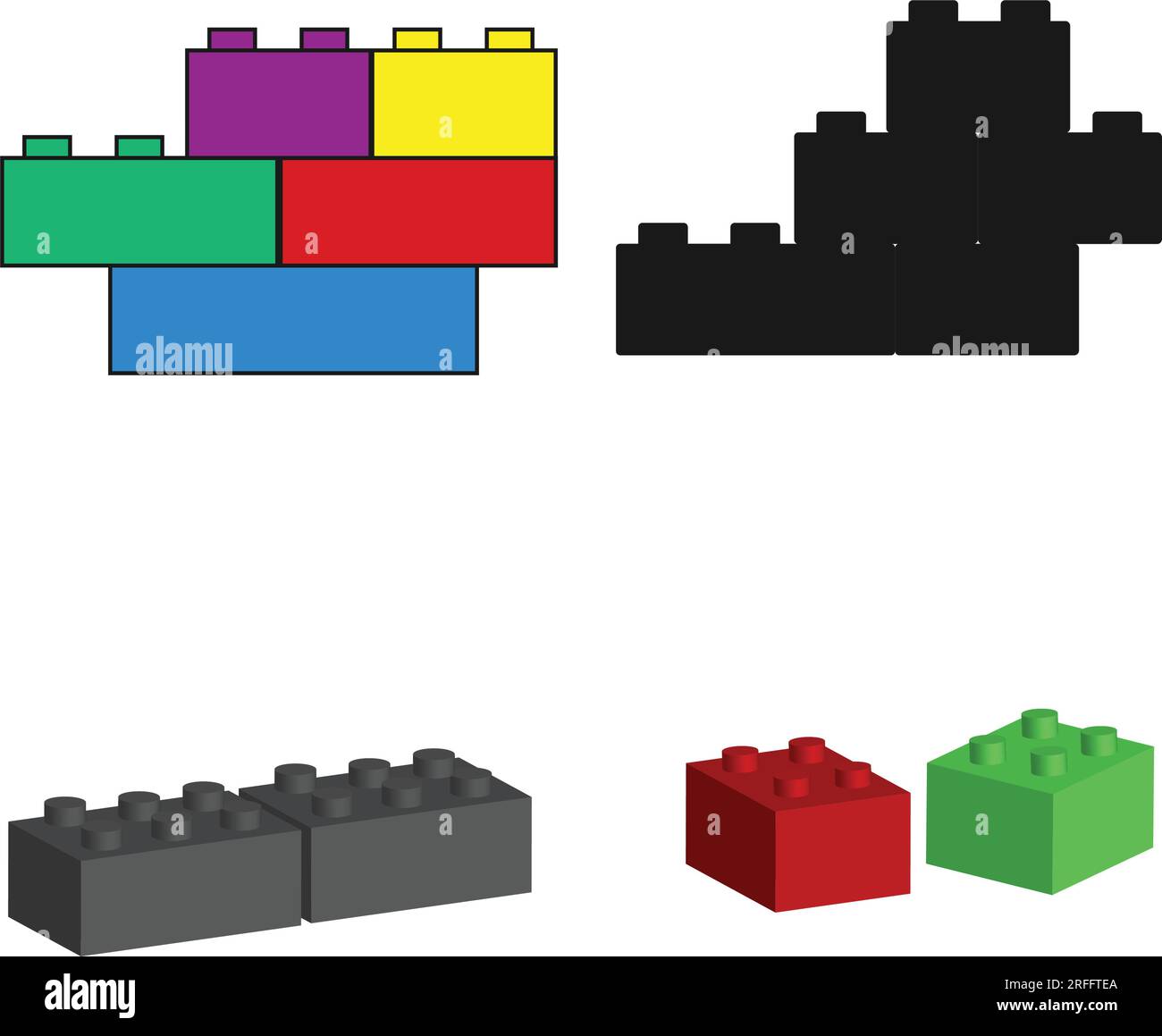 Building block icon vector illustration symbol design Stock Vector ...