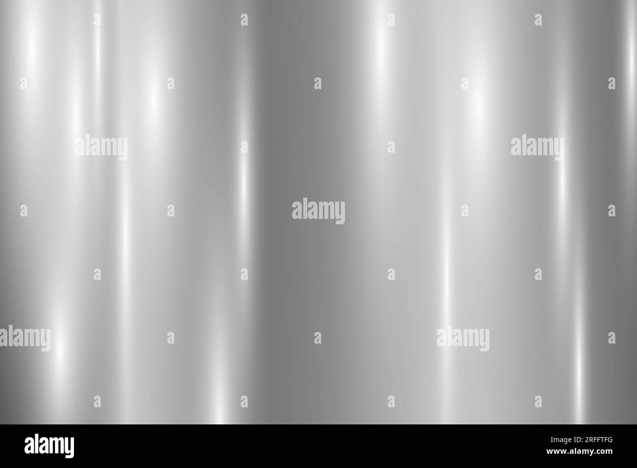 Silver foil background. Metal textured shiny gradient. Stainless glossy ...