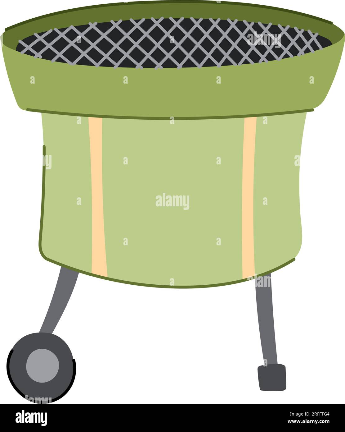 summer grill bbq cartoon vector illustration Stock Vector Image & Art ...