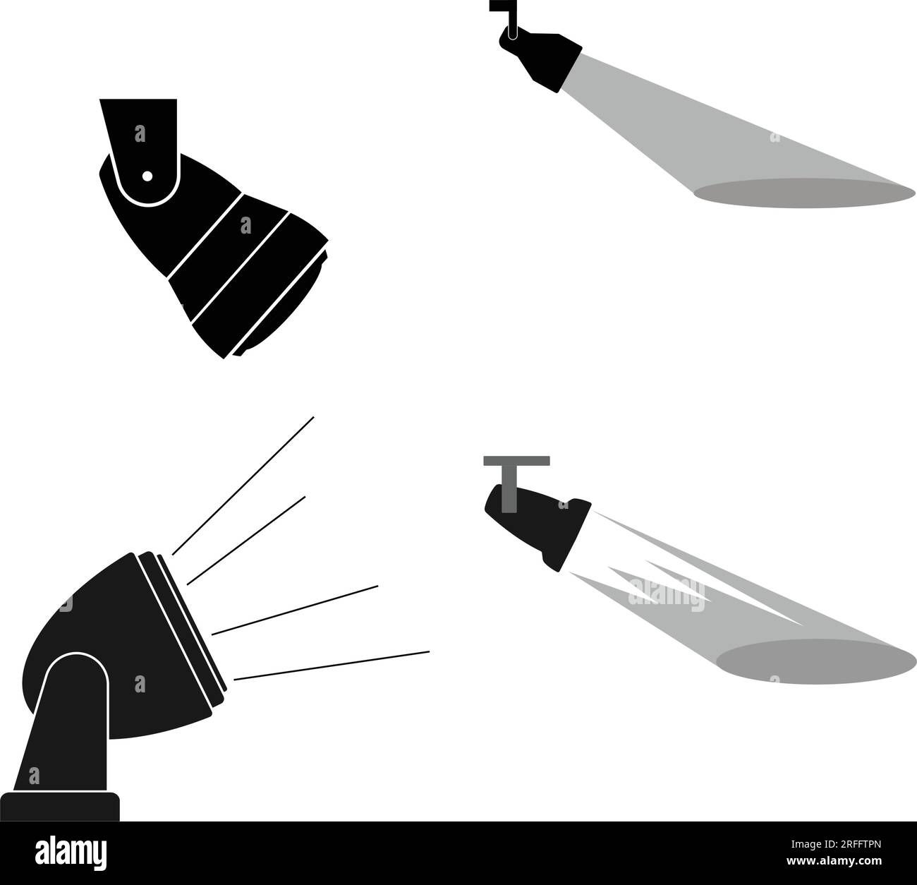 Spotlight icon vector illustration template design Stock Vector Image ...