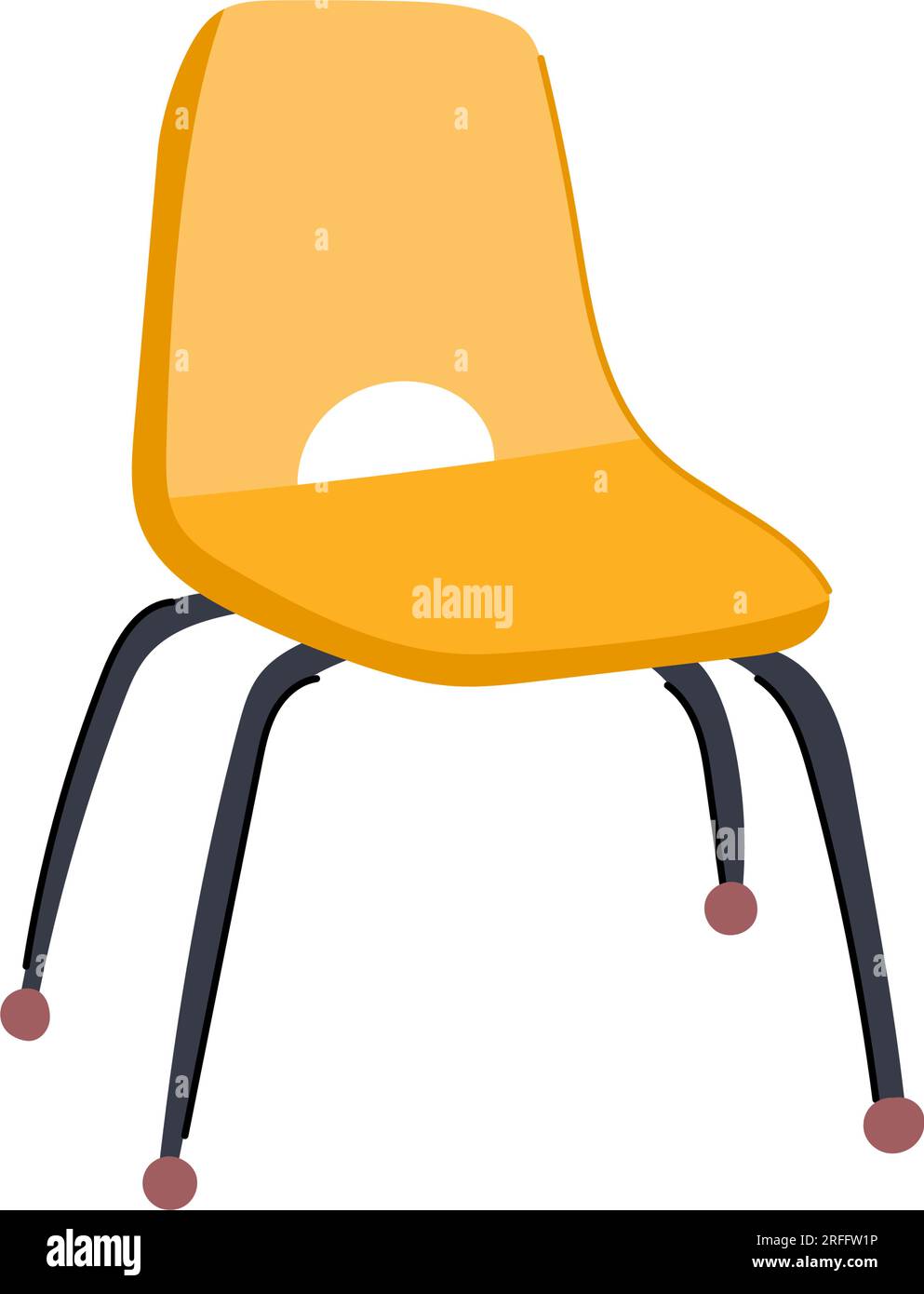 children kid chair cartoon vector illustration Stock Vector Image & Art ...