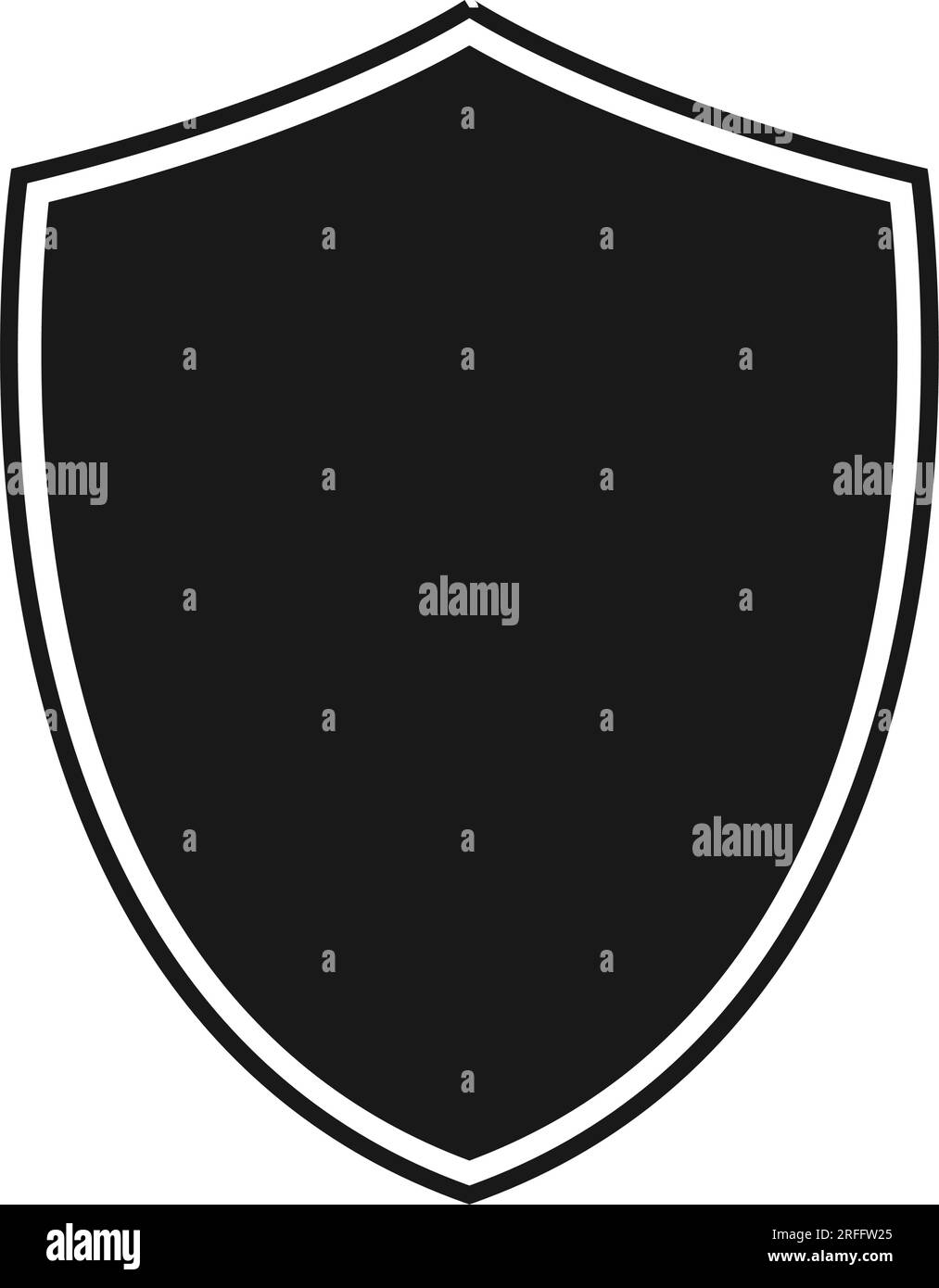 Shield of approval vector vectors Stock Vector Images - Alamy
