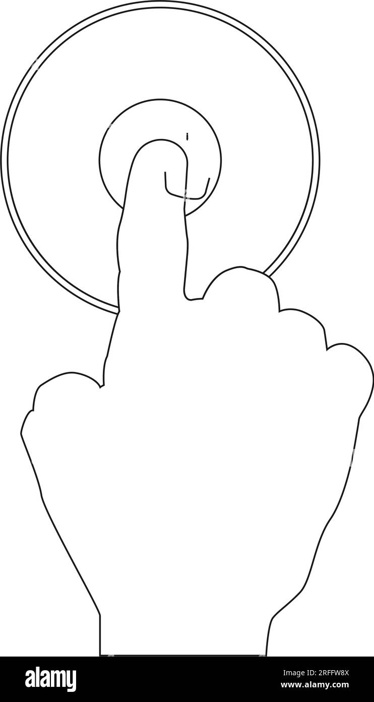 Human fingerprint icon hi-res stock photography and images - Alamy