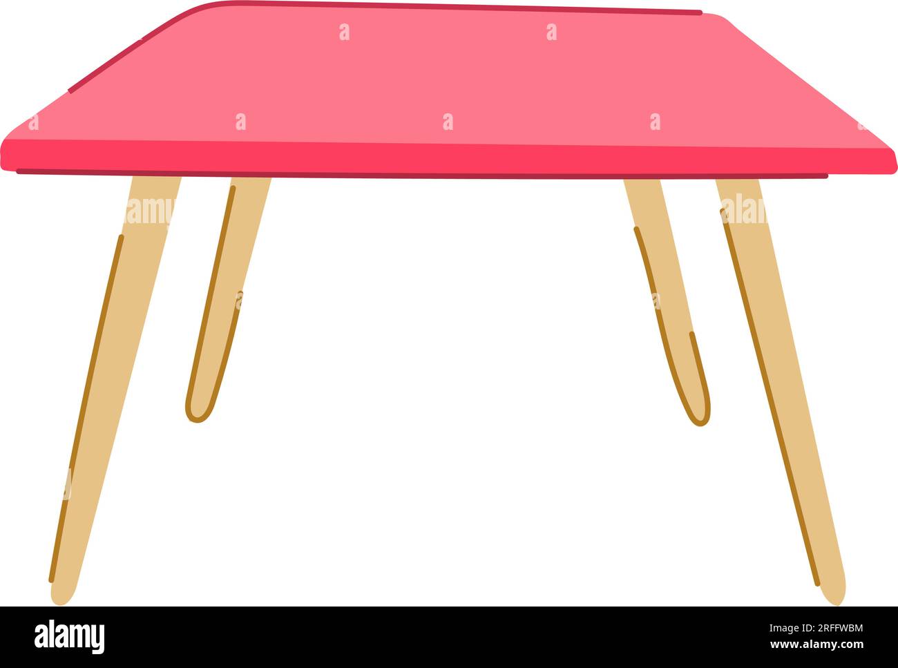 school kid table cartoon vector illustration Stock Vector Image & Art ...