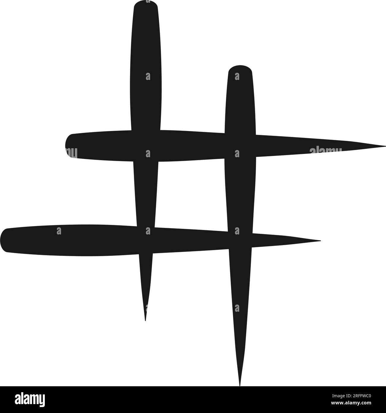 Hashtag vector vectors hi-res stock photography and images - Alamy