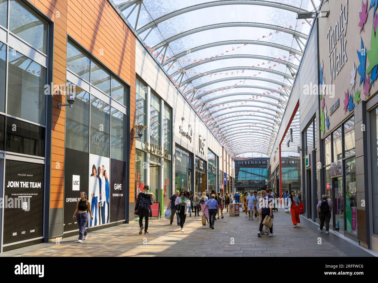 Wakefield Trinity Walk shopping centre Yorkshire England UK GB Europe ...