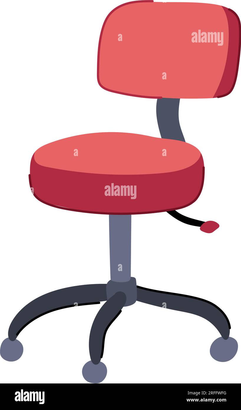 luxury office chair cartoon vector illustration Stock Vector Image ...