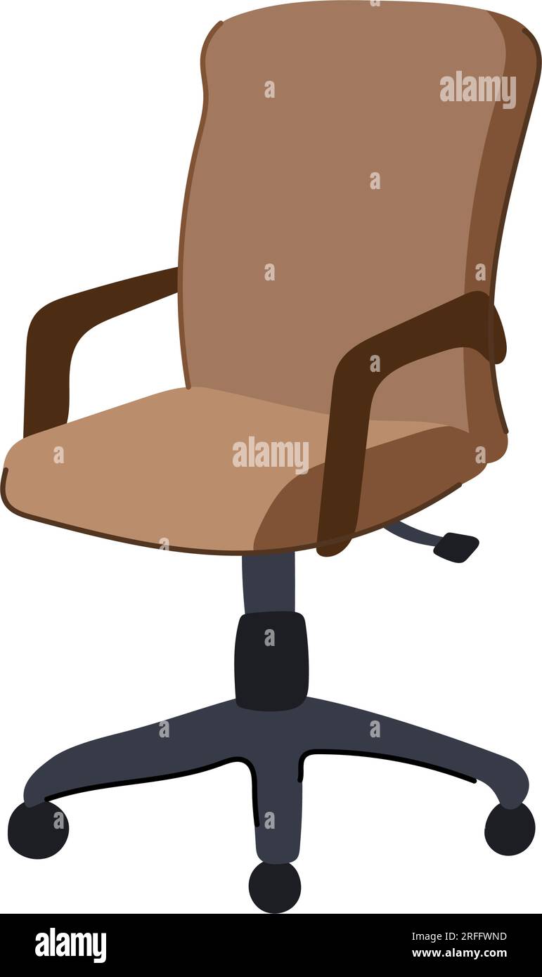 table office chair cartoon vector illustration Stock Vector Image & Art ...