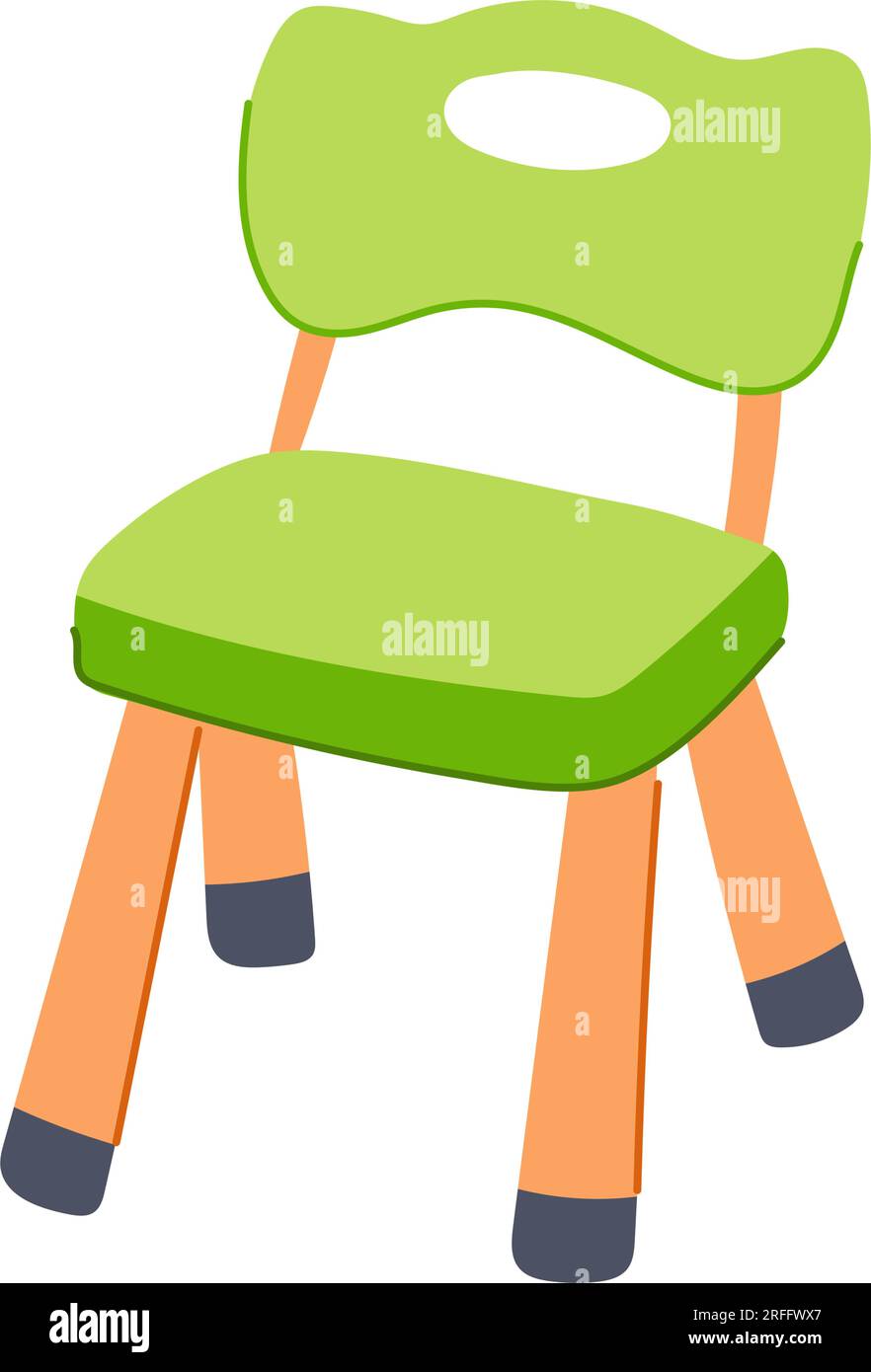 people kid chair cartoon vector illustration Stock Vector Image & Art ...