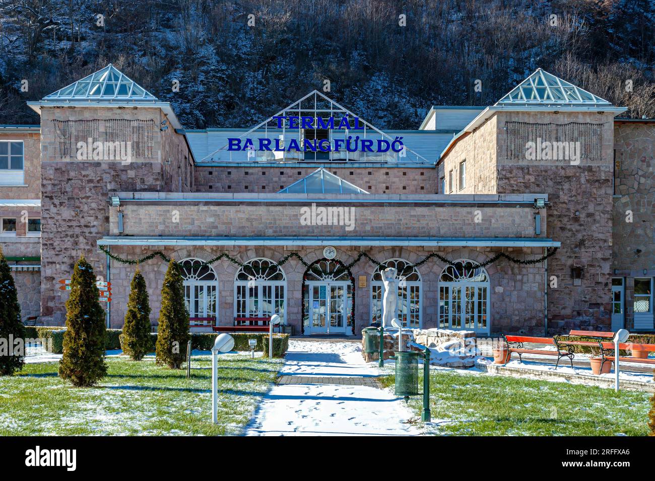 Miskolc-Tapolca - thermal bath in the rock Stock Photo - Alamy