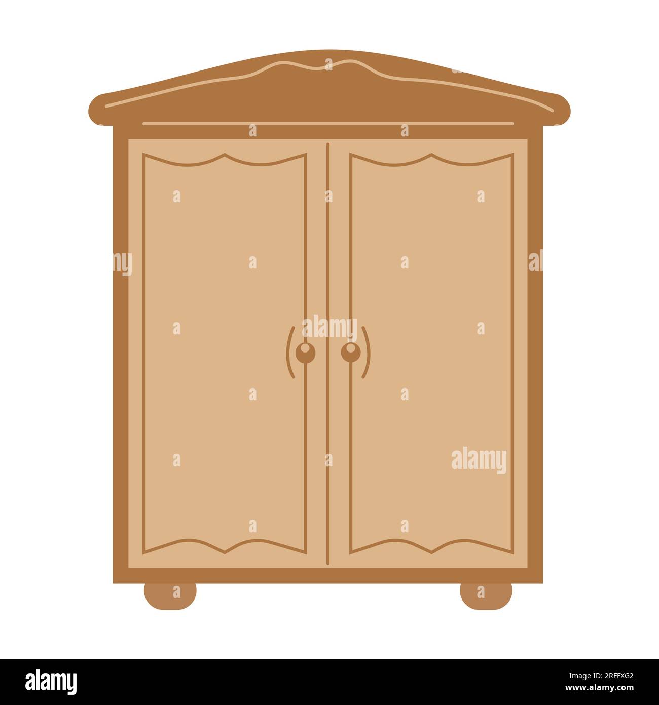 Storage furniture set in the living room. Cabinet with decorative ...