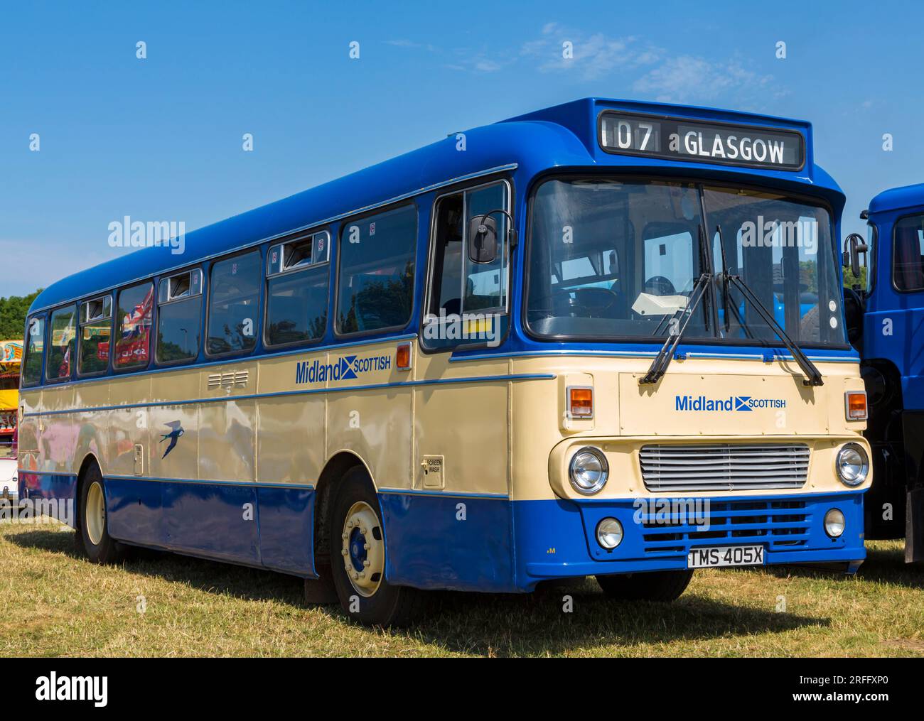 Midland Scottish coach Leyland leopard at Roads to Rail Steam Rally at ...