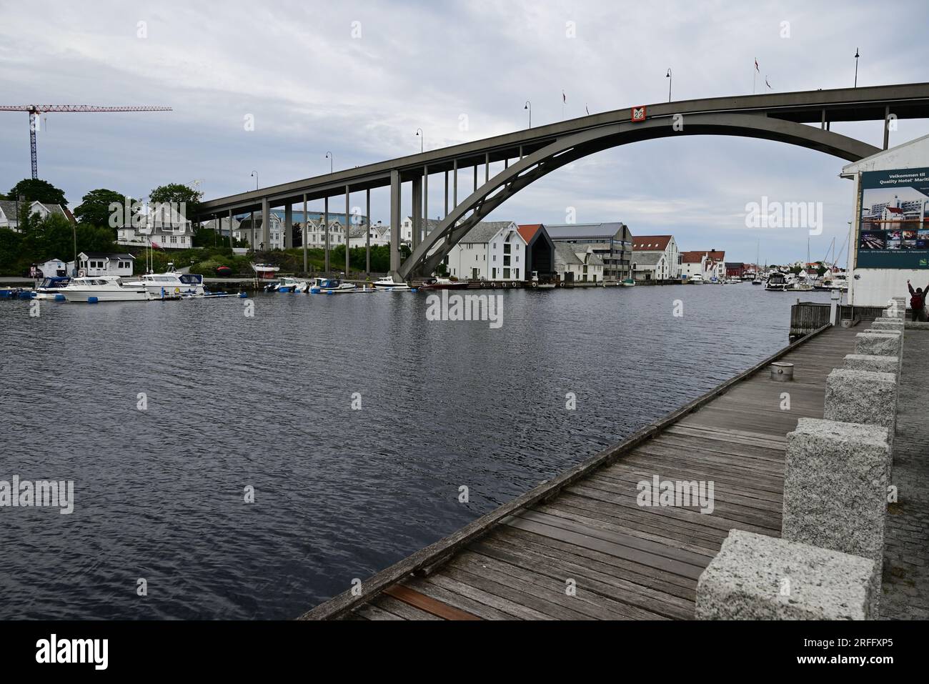 Risoy Bridge over the Smedasundet at Haugesund, Norway Stock Photo - Alamy