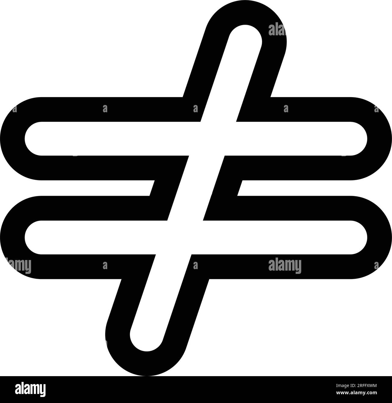 inequality icon vector illustration design Stock Vector Image & Art - Alamy