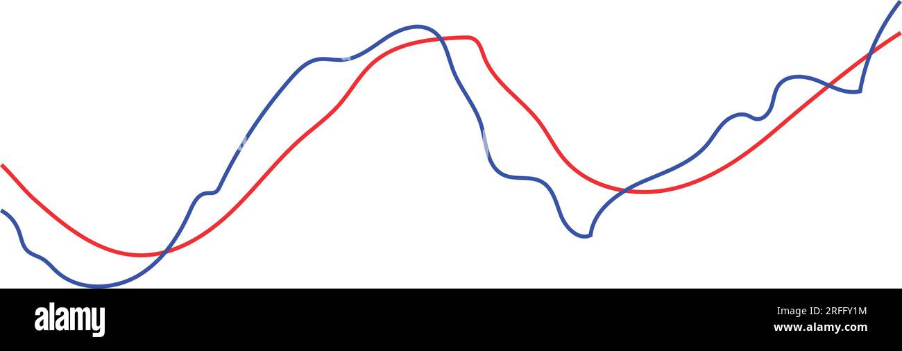 stock price indicator chart icon illustration design Stock Vector Image ...