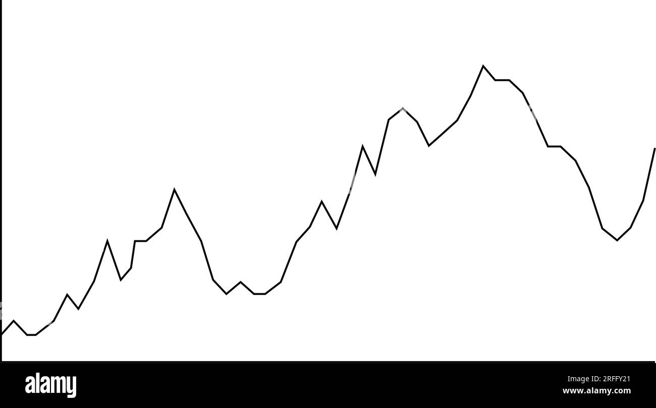 stock price indicator chart icon illustration design Stock Vector Image ...