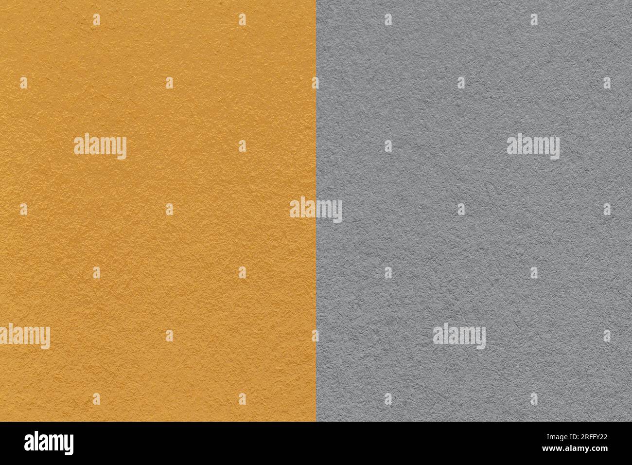 Texture of craft dark yellow and gray paper background, half two colors ...