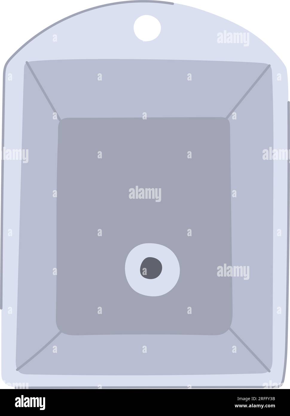 apartment sink ceramic cartoon vector illustration Stock Vector Image ...