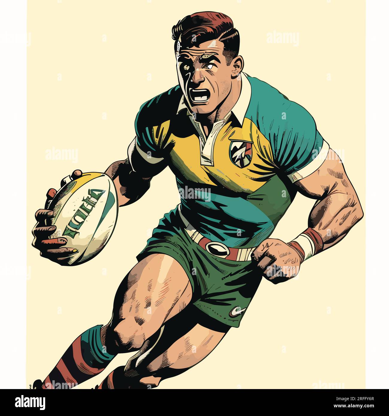 Rugby match ball Stock Vector Images - Alamy