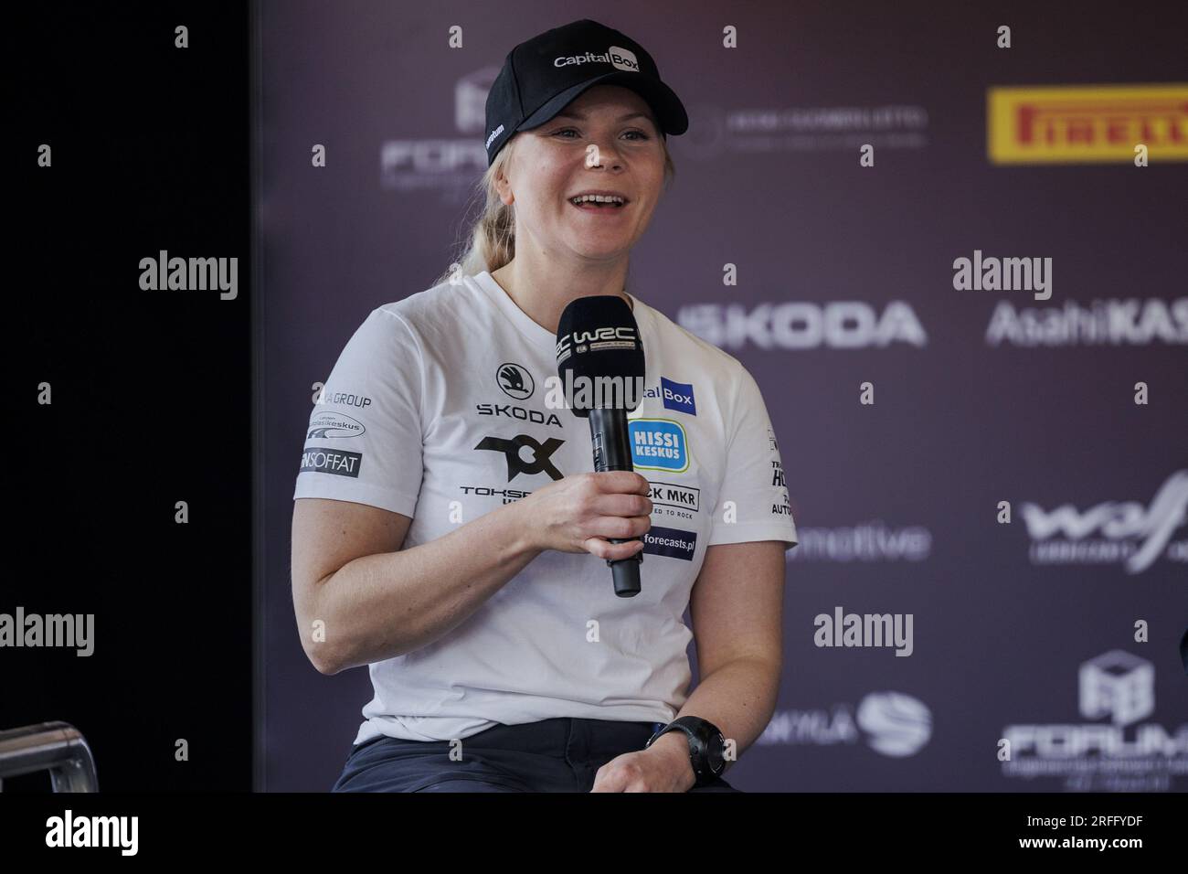 MALKONEN Enni (FIN), Toksport WRT, Skoda Fabia RS, portrait during the ...