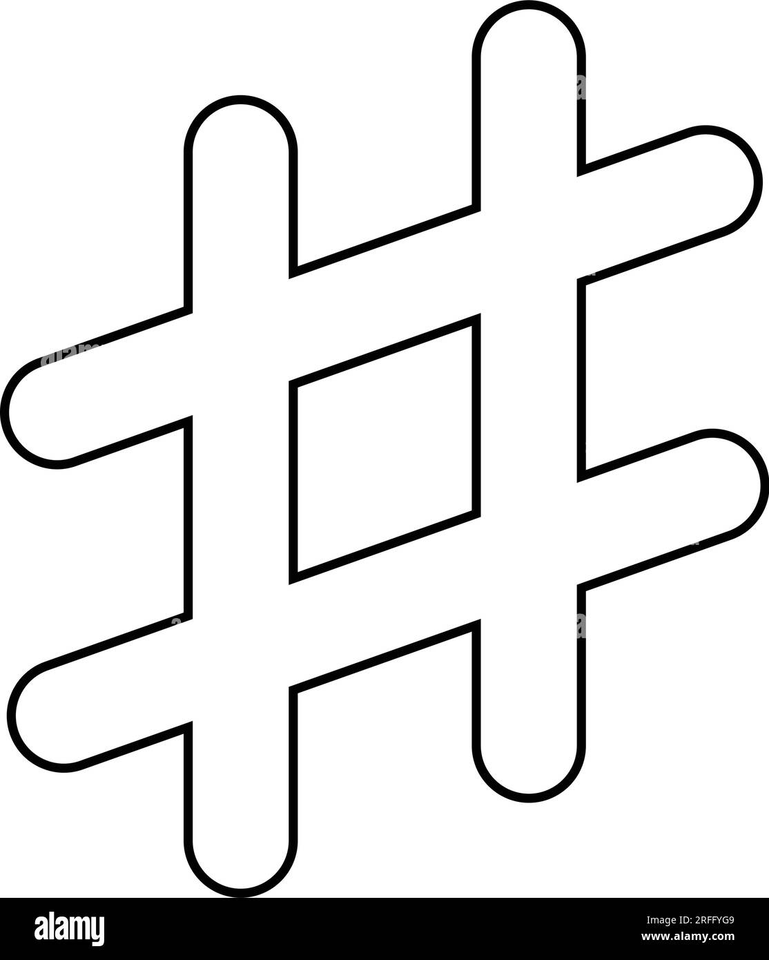 Hashtag vector vectors hi-res stock photography and images - Alamy