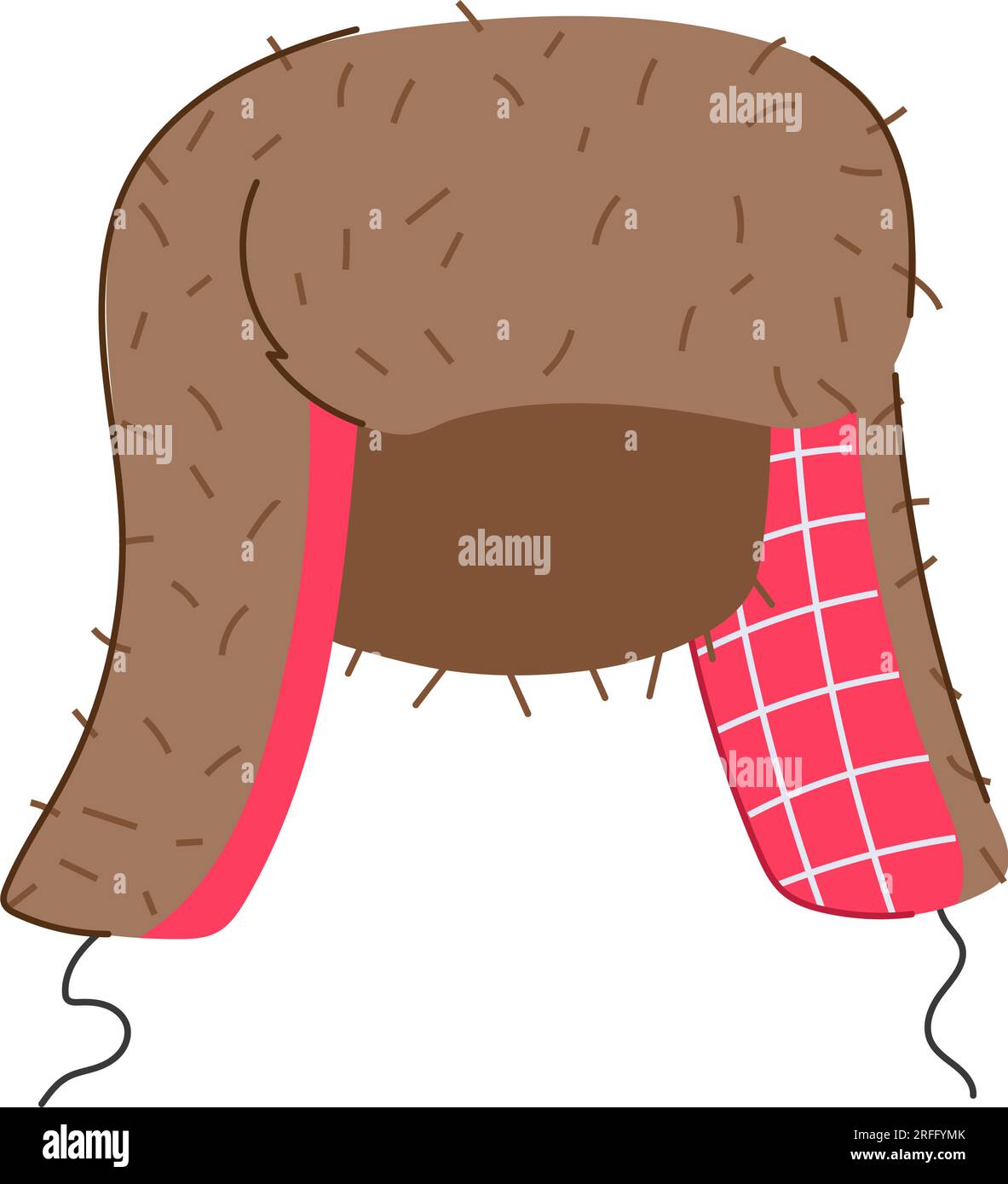 cold winter hat man cartoon vector illustration Stock Vector Image ...