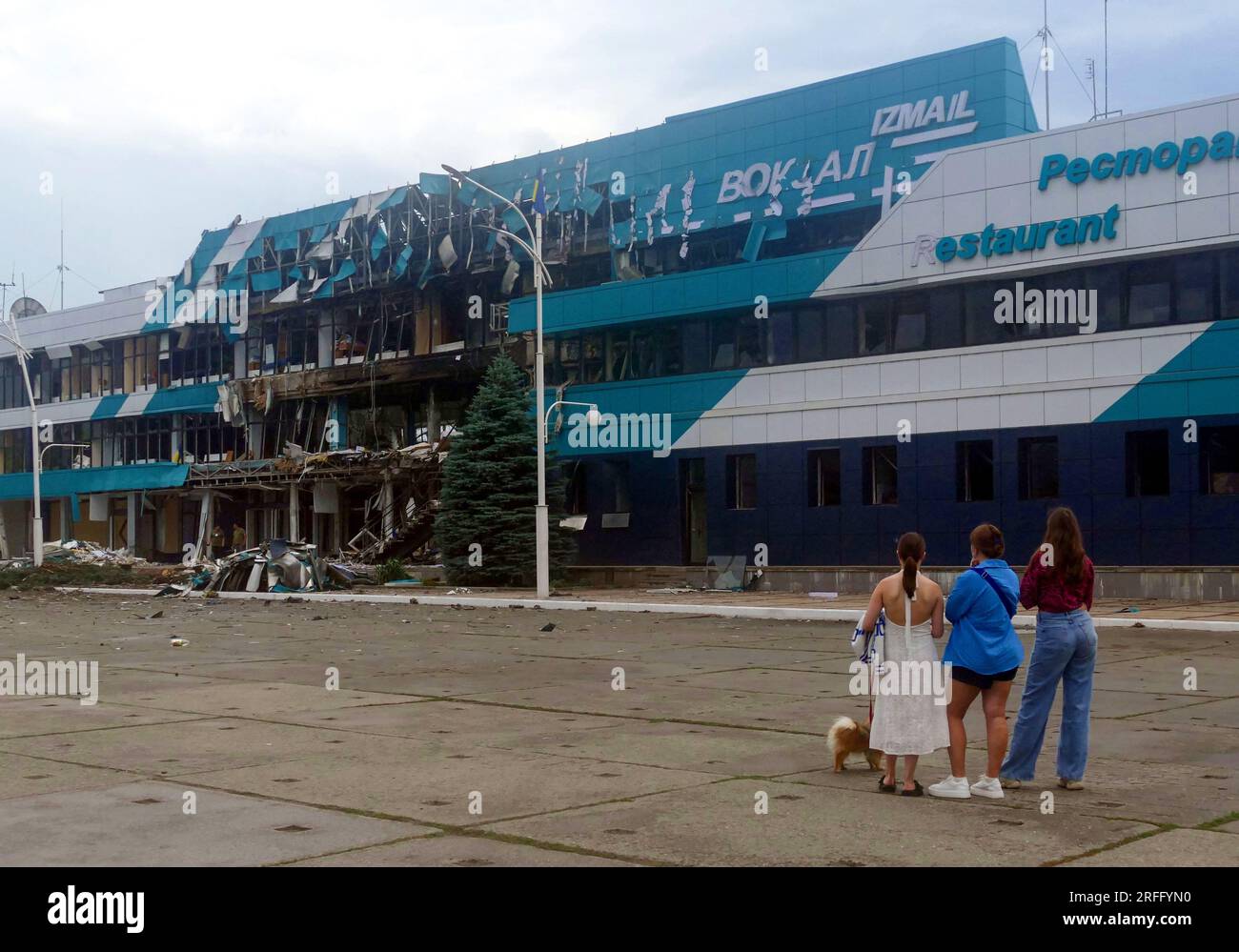 Non Exclusive: IZMAIL, UKRAINE - AUGUST 2, 2023 - Members of the public ...