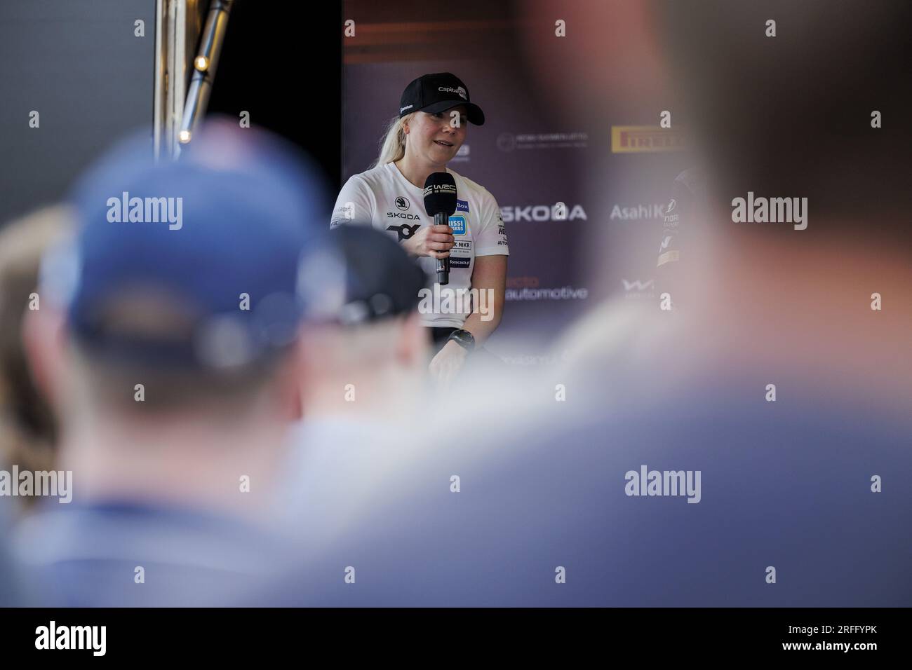 MALKONEN Enni (FIN), Toksport WRT, Skoda Fabia RS, portrait during the ...