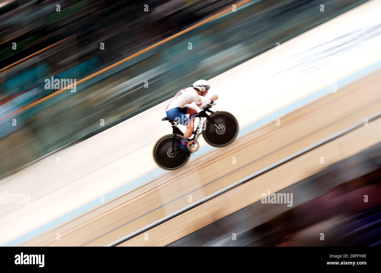 Great Britain's Morgan Newberry in the Women's C5 500m Time Trial ...