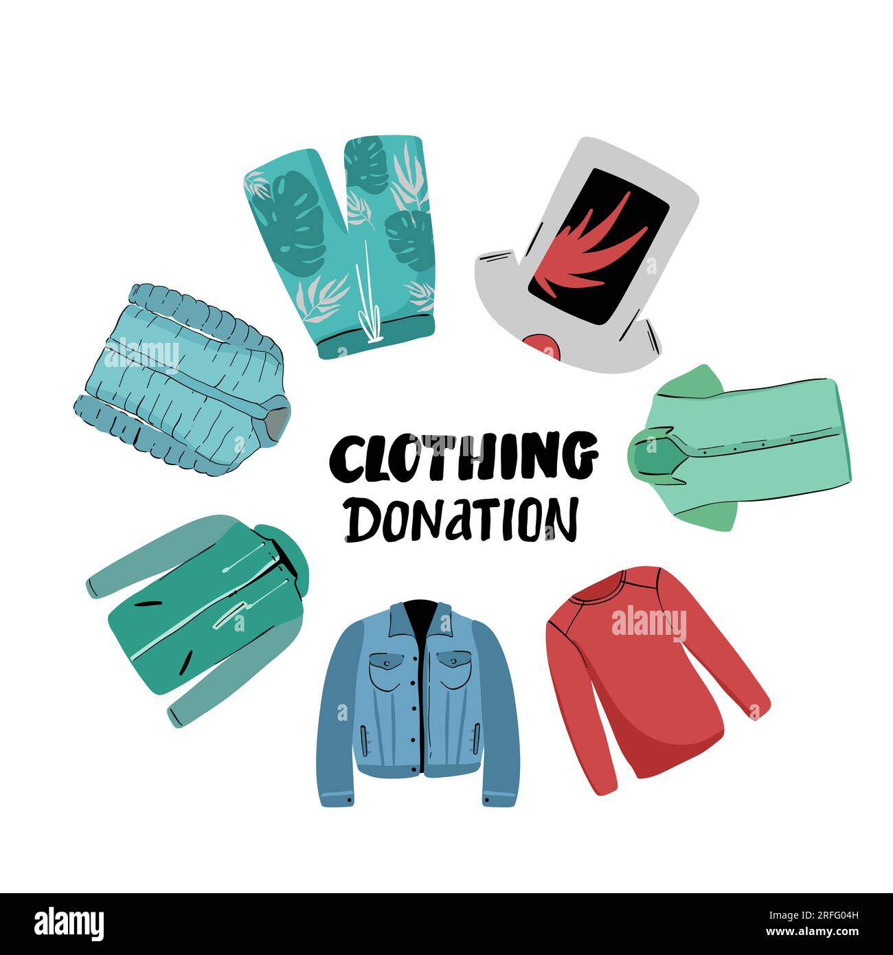 Donate charity shop Stock Vector Images - Alamy