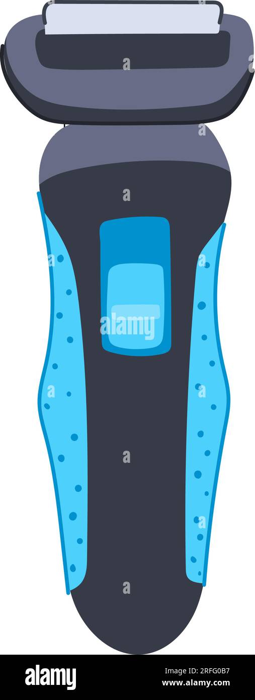 face shaver electric cartoon vector illustration Stock Vector Image ...