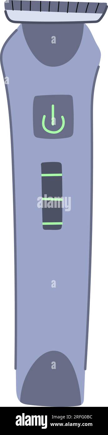 technology shaver electric cartoon vector illustration Stock Vector ...