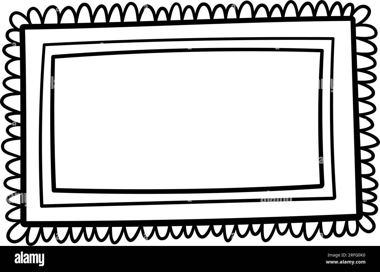 Painting Frame Clip Art Black And White