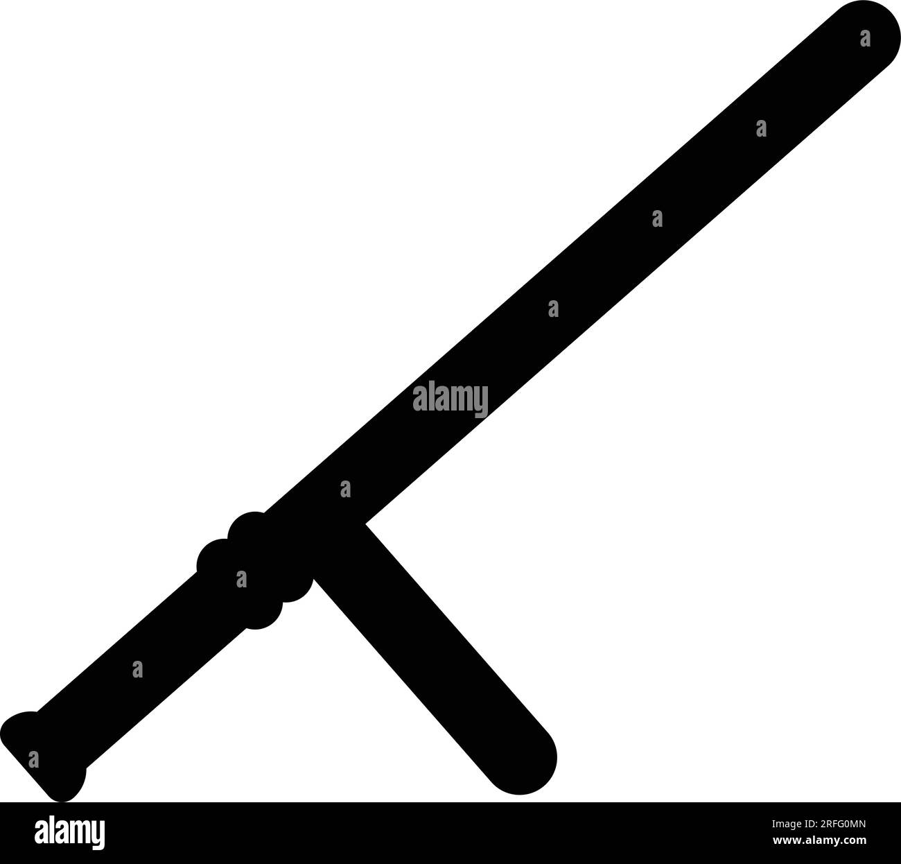 Police Batons icon, vector illustration symbol design Stock Vector ...