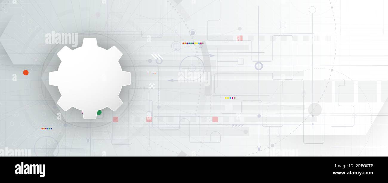 Abstract industrial technology background gears hi-res stock ...