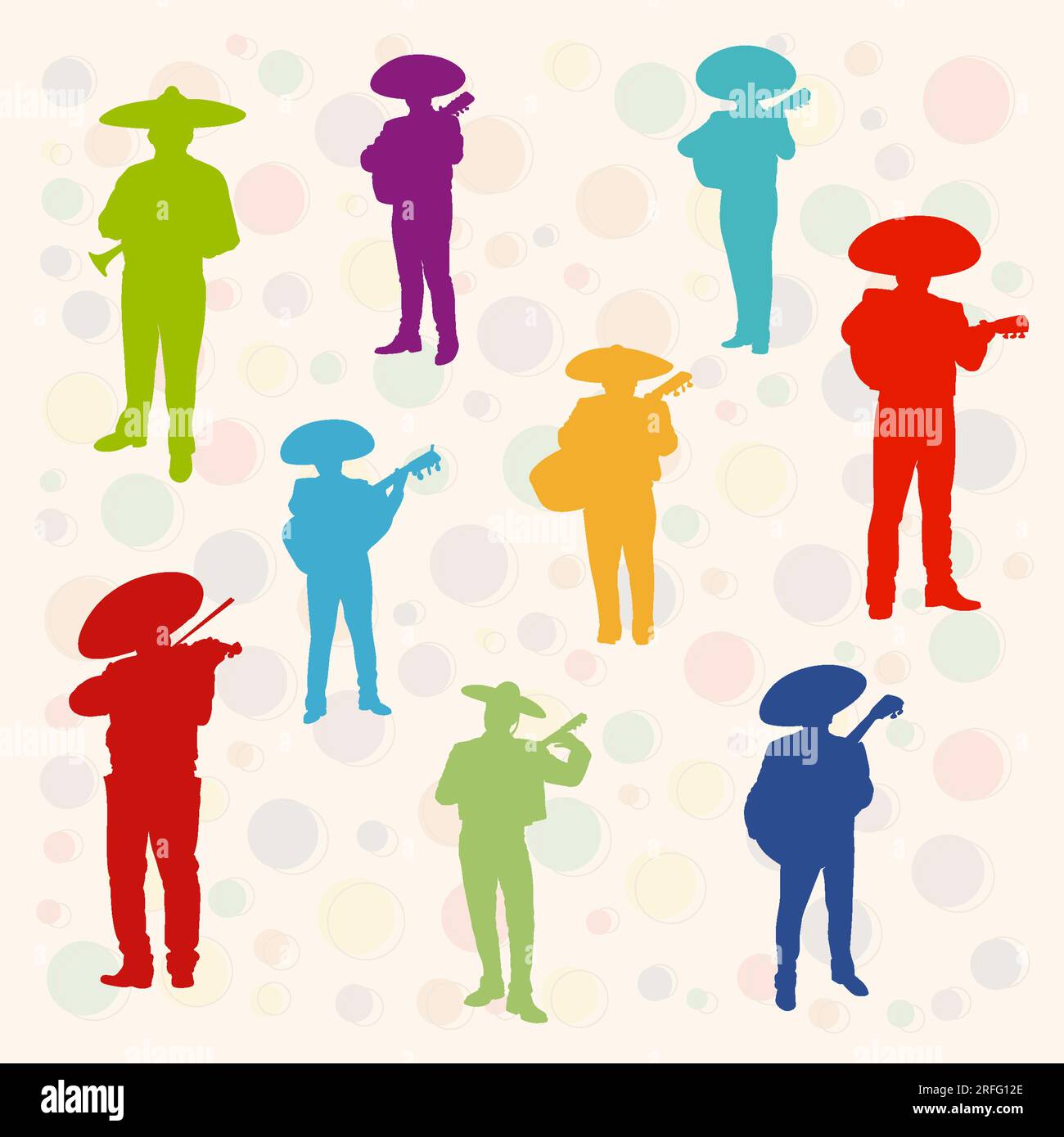 Mexican Silhouette Clip Art