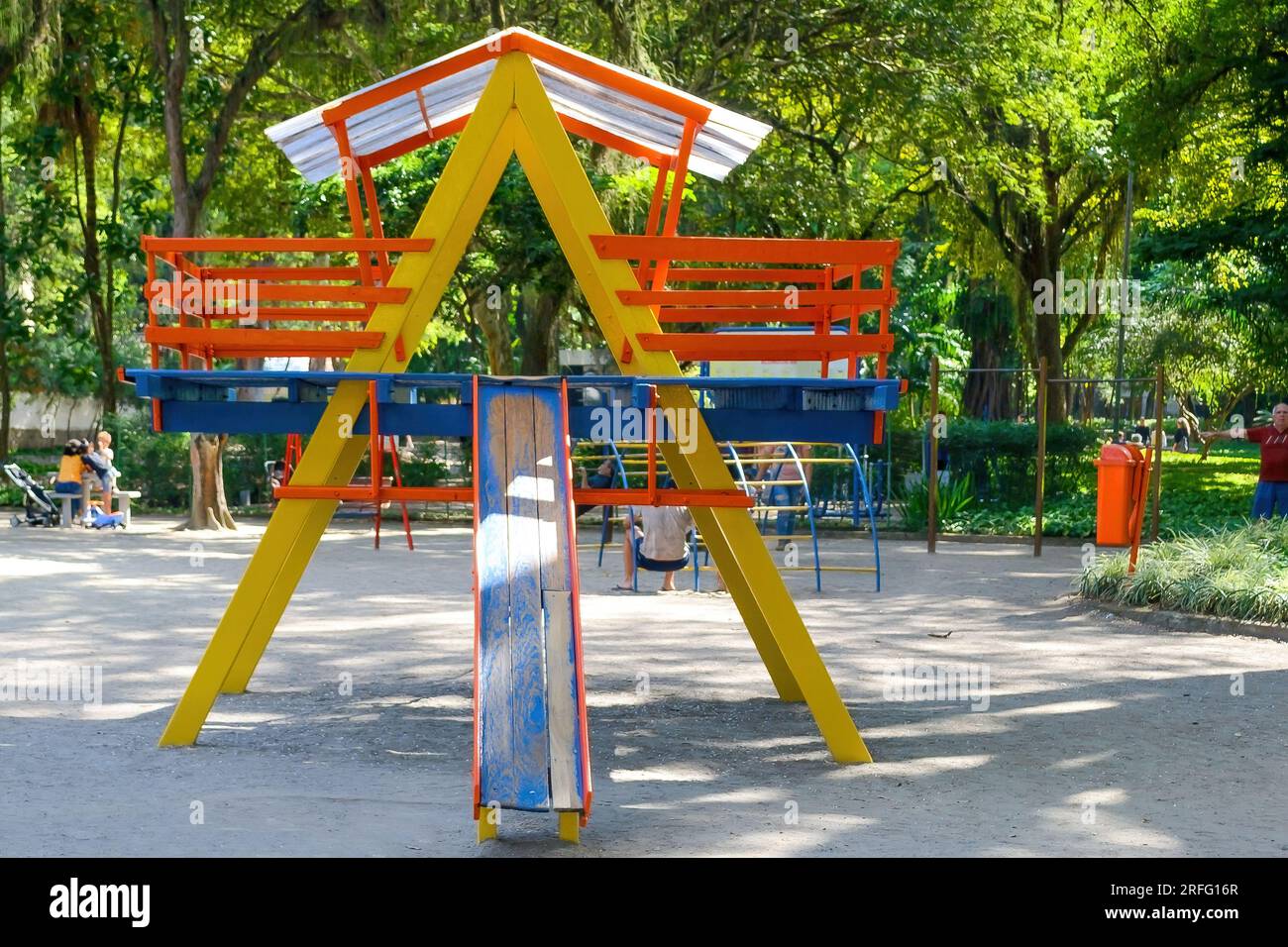 Playground equipment playground hi-res stock photography and images - Alamy