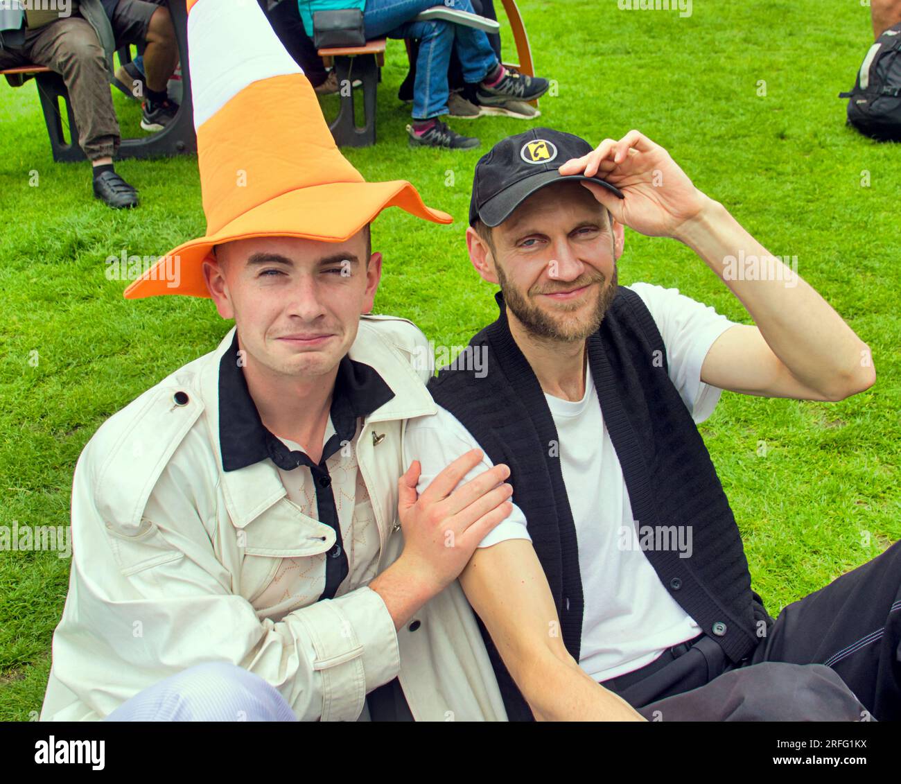Glasgow, Scotland, UK. 3rd August, 2023. UCI Fan zone opens in George ...