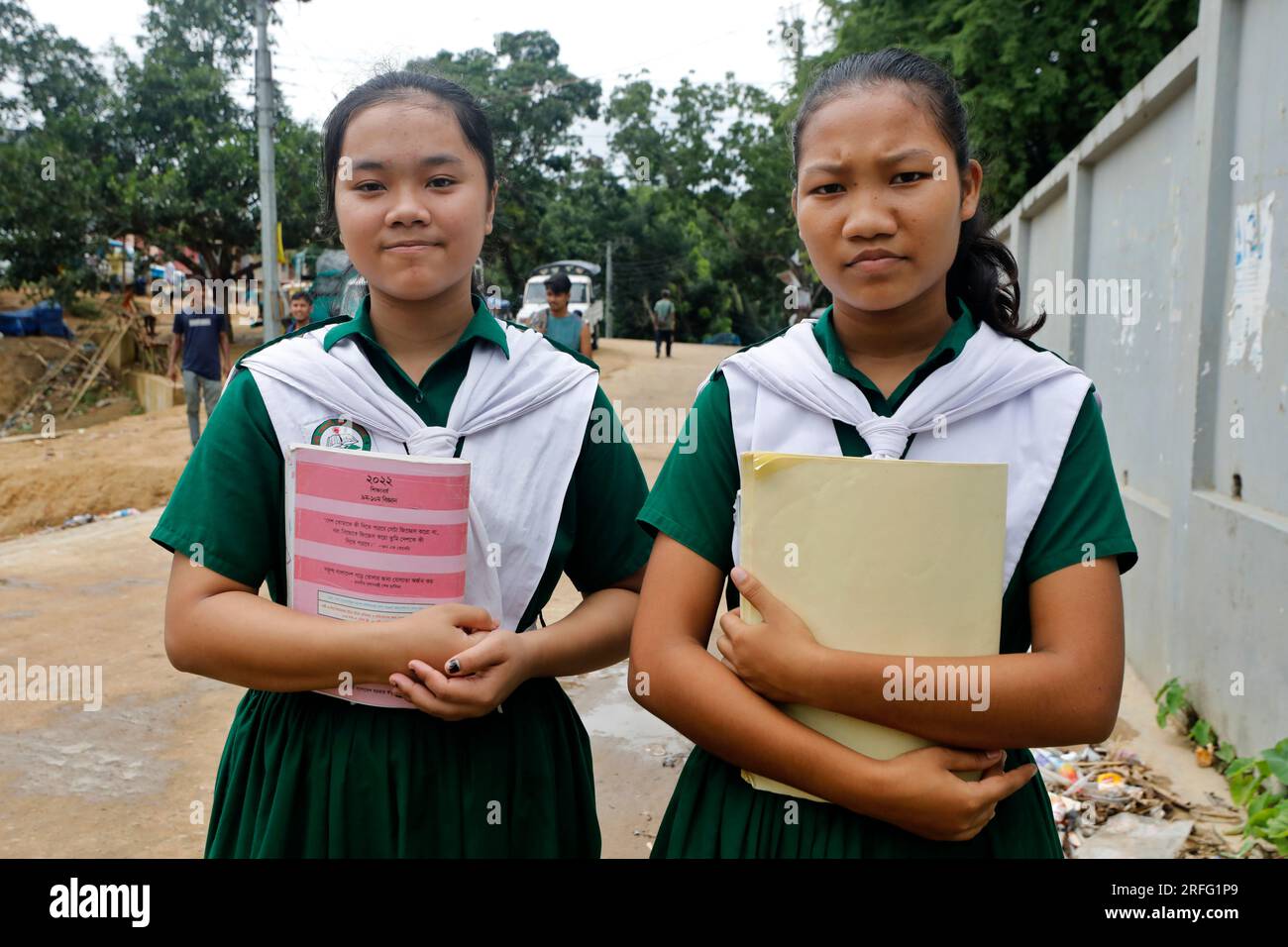 Bandarban, Bangladesh - July 27, 2023: The same educational curriculum ...