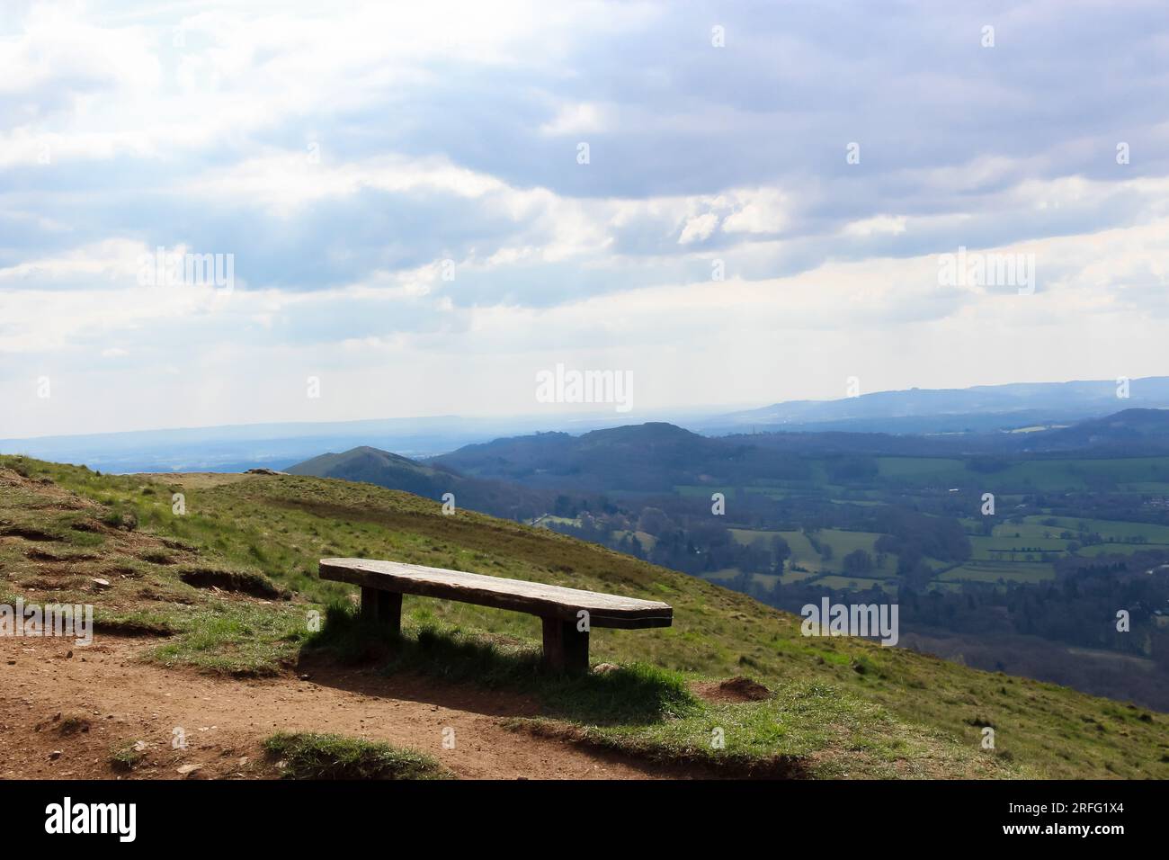 Bench with a view Stock Photo - Alamy